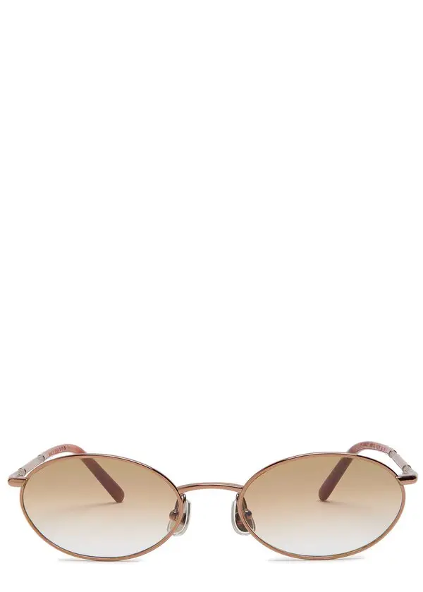 Brunello Cucinelli Oval-frame Sunglasses