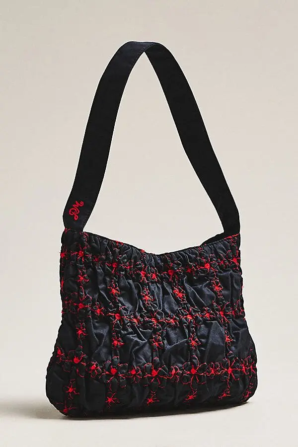 DAMSON MADDER Shirred Shoulder Bag