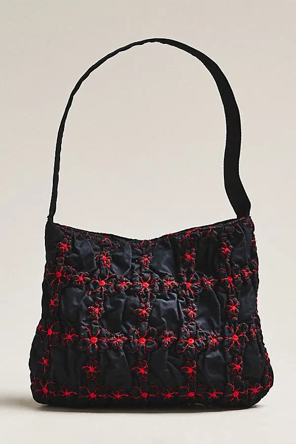 DAMSON MADDER Shirred Shoulder Bag
