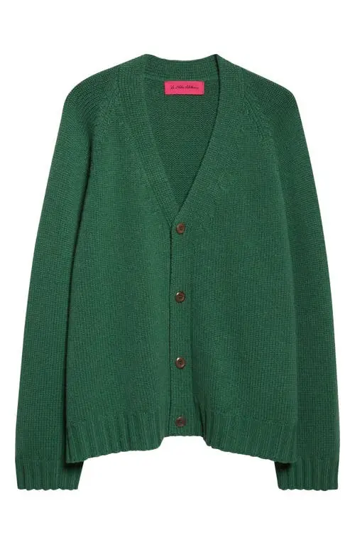 THE ELDER STATESMAN Oak Cashmere V-neck Cardigan