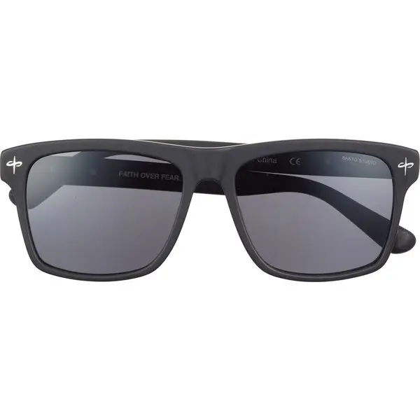 SANTO STUDIO Sheckler Square Frame Sunglasses - Matte Black