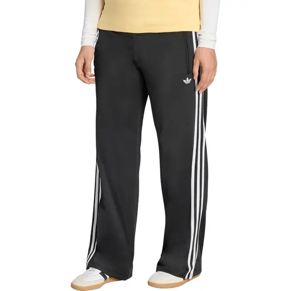 ADIDAS ORIGINALS Smocked Firebird Track Pants - Black