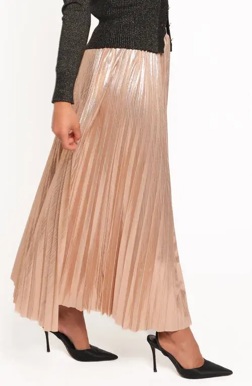 PETAL & PUP Bethy Pleated Maxi Skirt