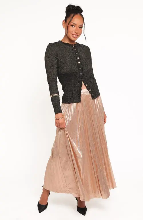 PETAL & PUP Bethy Pleated Maxi Skirt