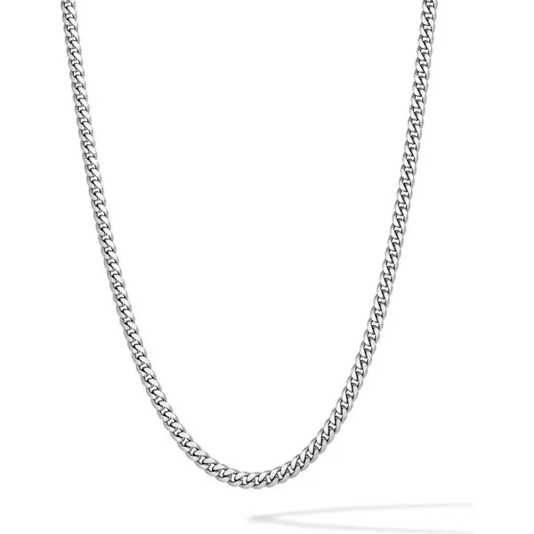 VINCERO Cuban Link Necklace - Silver