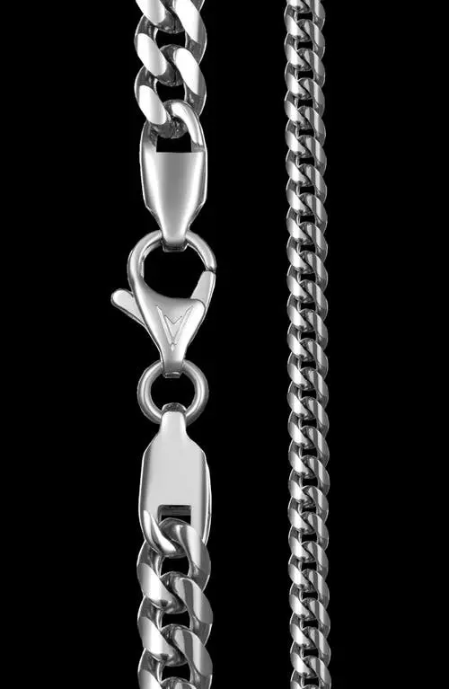 VINCERO Cuban Link Necklace - Silver