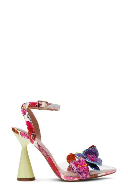 Betsey Johnson Chelsie Floral Ankle Strap Sandal