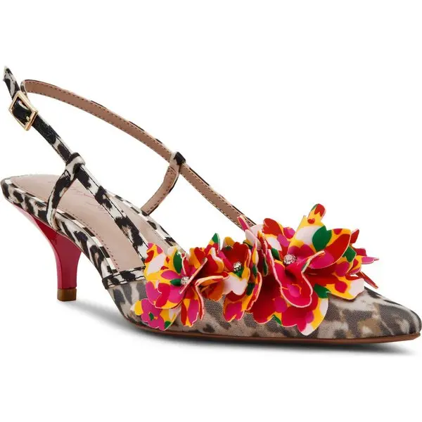 Betsey Johnson Baylee Pointed Toe Slingback Pump