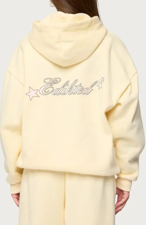 EDIKTED Oversized Cotton Blend Hoodie