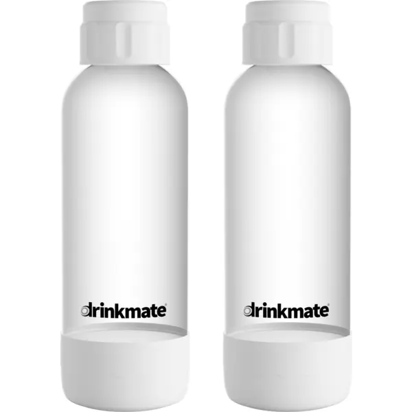 DRINKMATE 1 Liter Bottlestwin Pack - Classic White