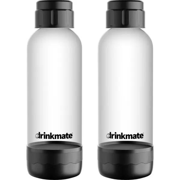 DRINKMATE 1 Liter Bottlestwin Pack - Matte Black