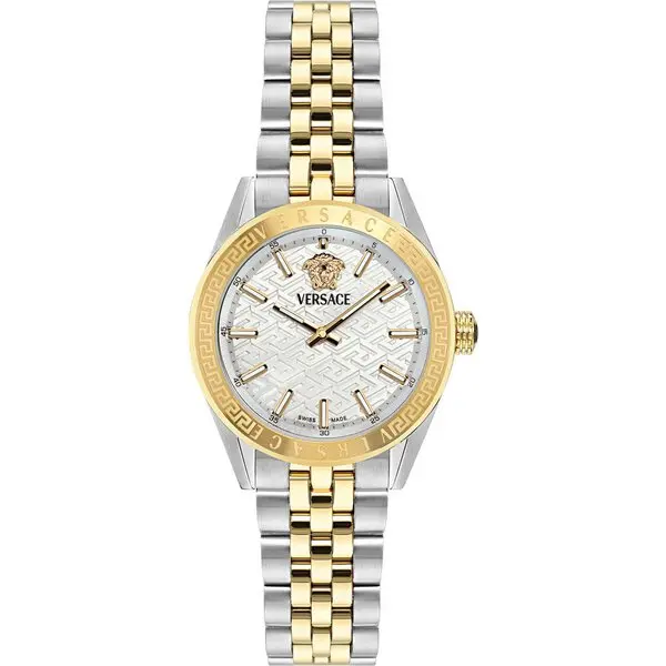 Versace V-code Two-tone Bracelet Watch - Two Tone