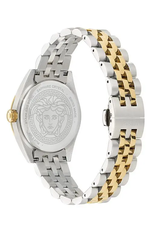 Versace V-code Two-tone Bracelet Watch