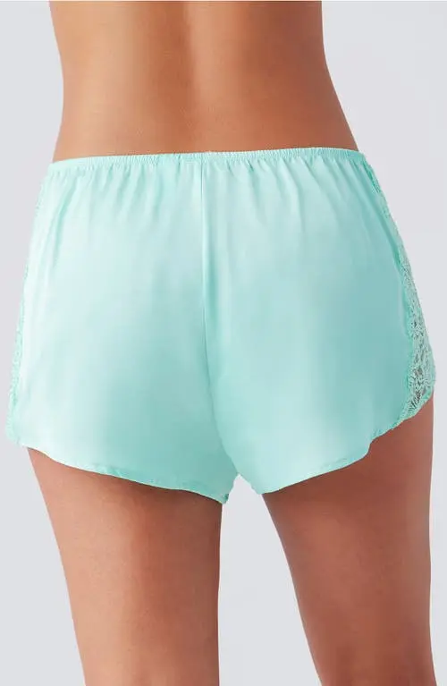 Wacoal Satin Tap Shorts - Cabbage