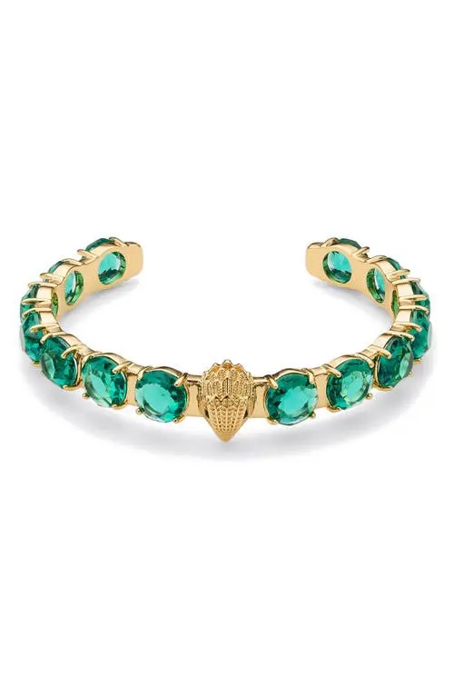 Kurt Geiger Eagle Stone Cuff Bracelet - Green