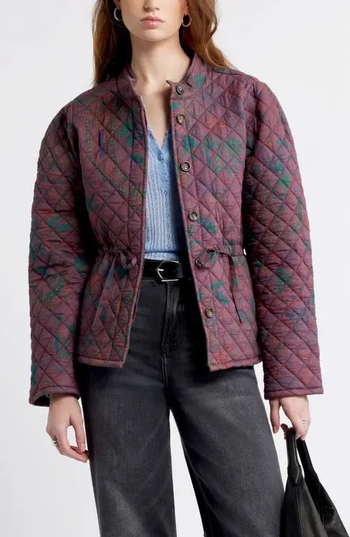 Treasure & Bond Paisley Quilted Jacket