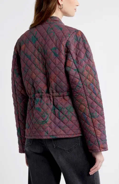 Treasure & Bond Paisley Quilted Jacket