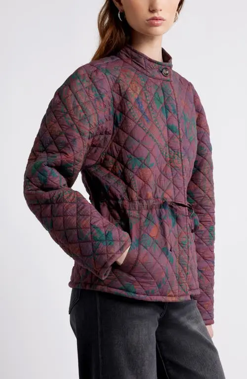 Treasure & Bond Paisley Quilted Jacket