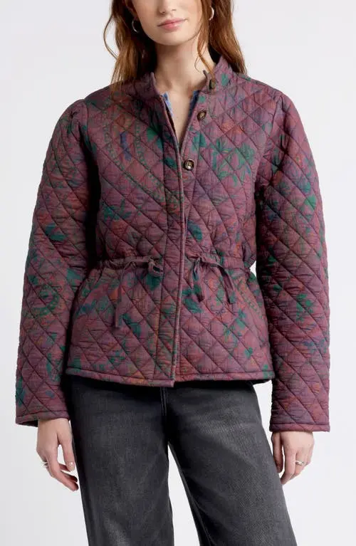 Treasure & Bond Paisley Quilted Jacket