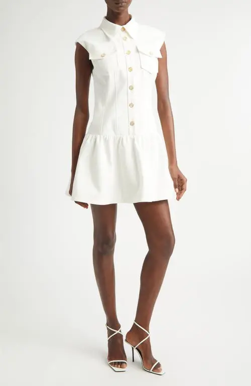 Ramy Brook Sofi Cap-sleeve Mini Dress - Ivory