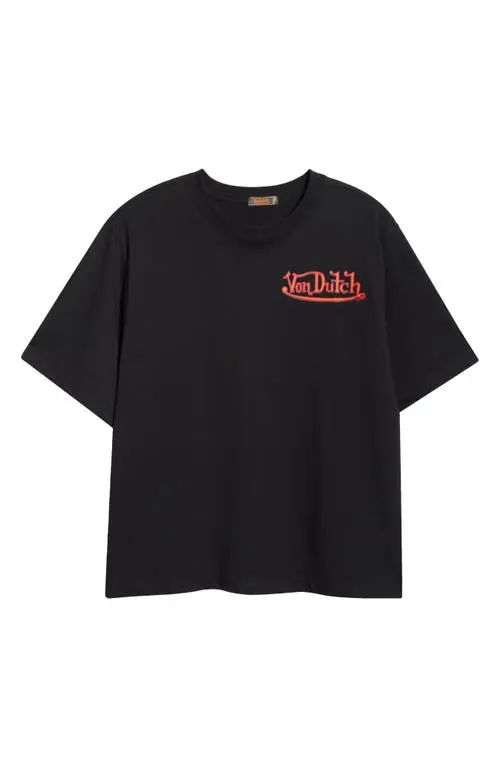 VON DUTCH Oversize Graphic T-shirt
