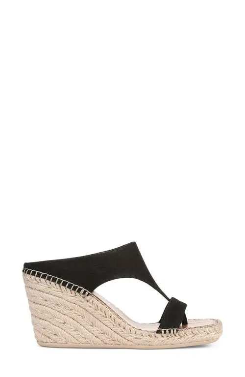 Franco Sarto Farren Espadrille Platform Wedge Sandal - Black