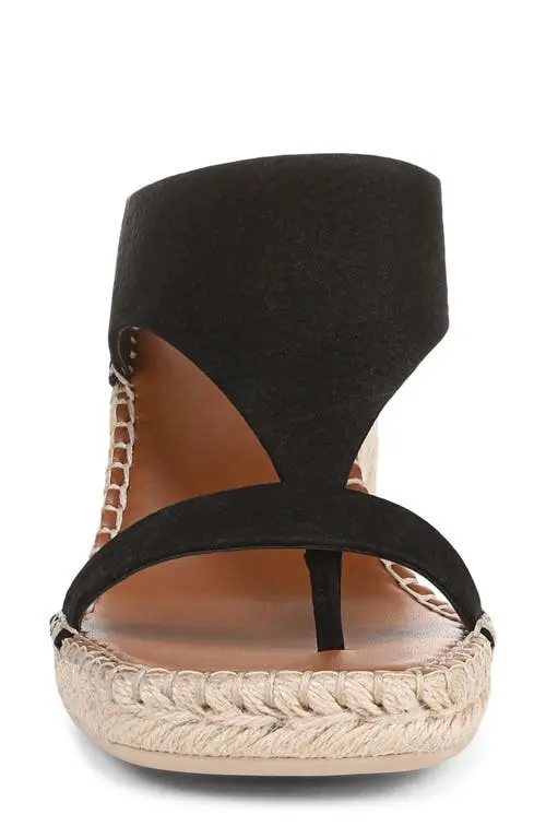 Franco Sarto Farren Espadrille Platform Wedge Sandal - Black