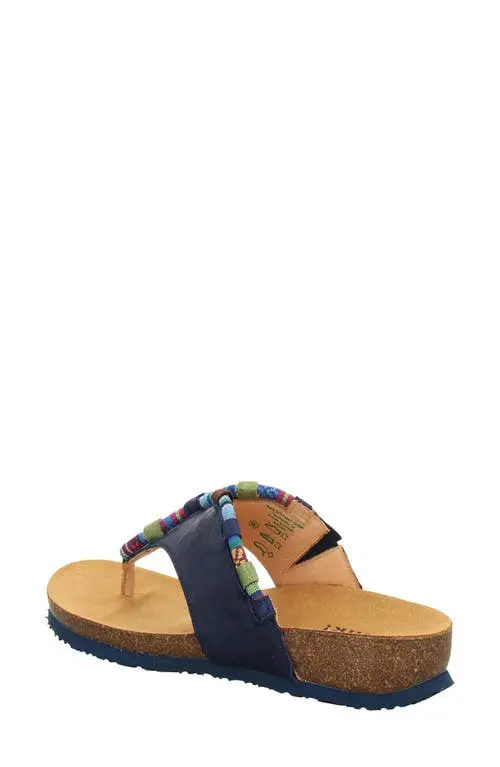 Think! Julia Rope Flip Flop - Indigo Combo
