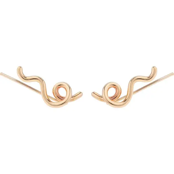 Bea Bongiasca Mini Wow Ear Crawlers - Gold