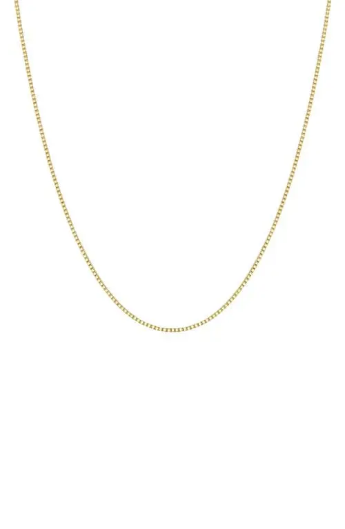 ANIA HAIE Box Chain Necklace - Shiny Gold
