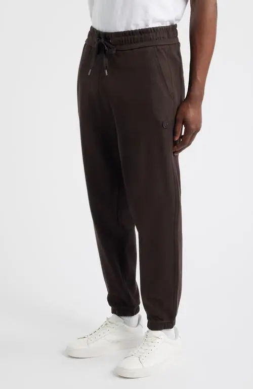 BOSS Locsin Cotton Sweatpants - Dark Brown