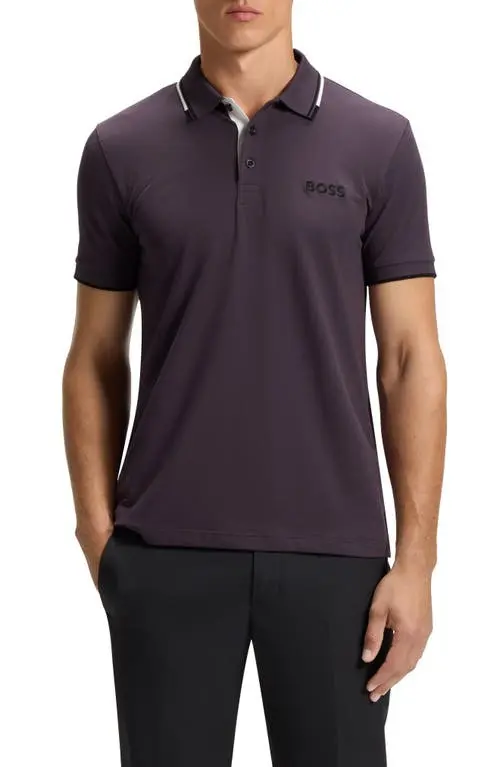 BOSS Paddy Pro Performance Polo - Medium Purple