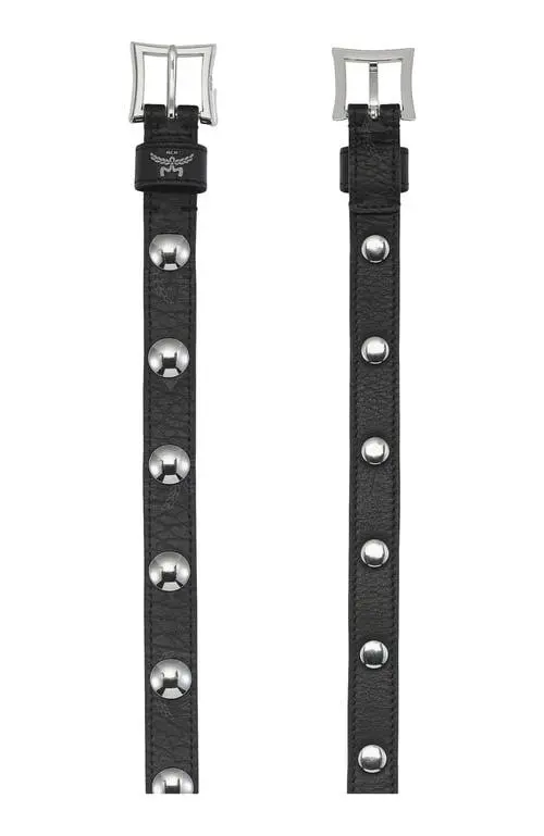 Mcm Aren 1" Belt In Galactic Gala Leather