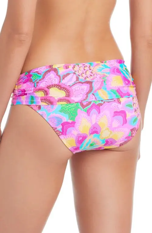 BLEU BY ROD BEATTIE Sarong Hipster Bikini Bottoms - Pink Multi