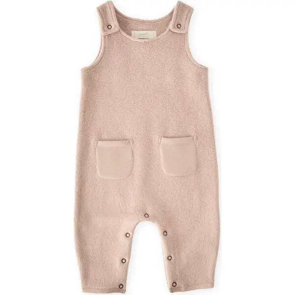 PEHR Fleece Overalls - Rose Pink