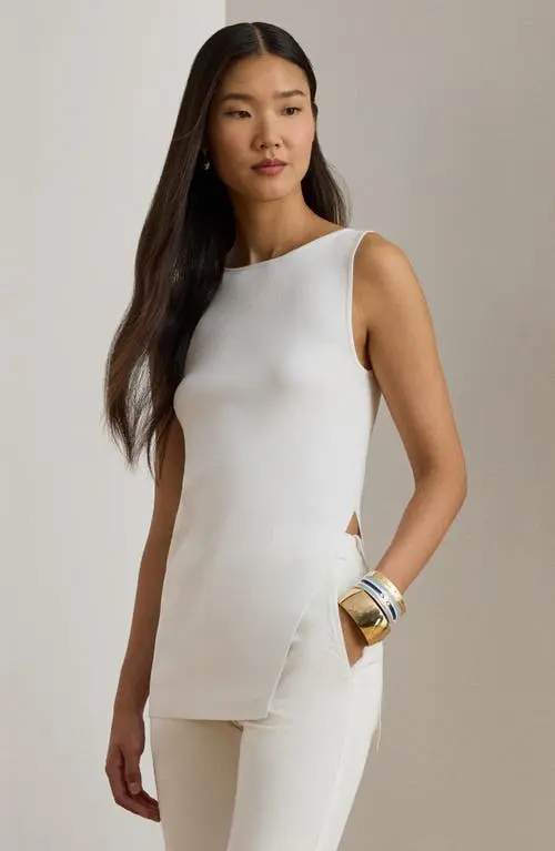 Ralph Lauren Sleeveless Side Slit Tunic
