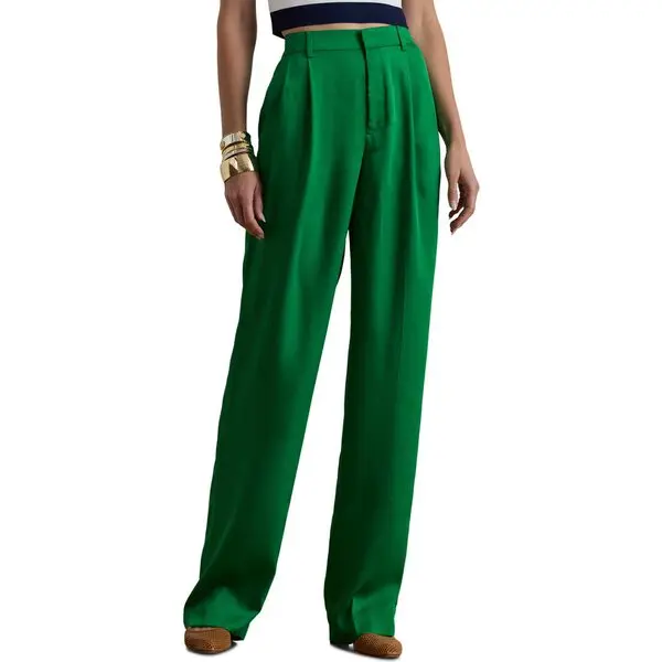 Ralph Lauren Luxe Twill Pleated Pants