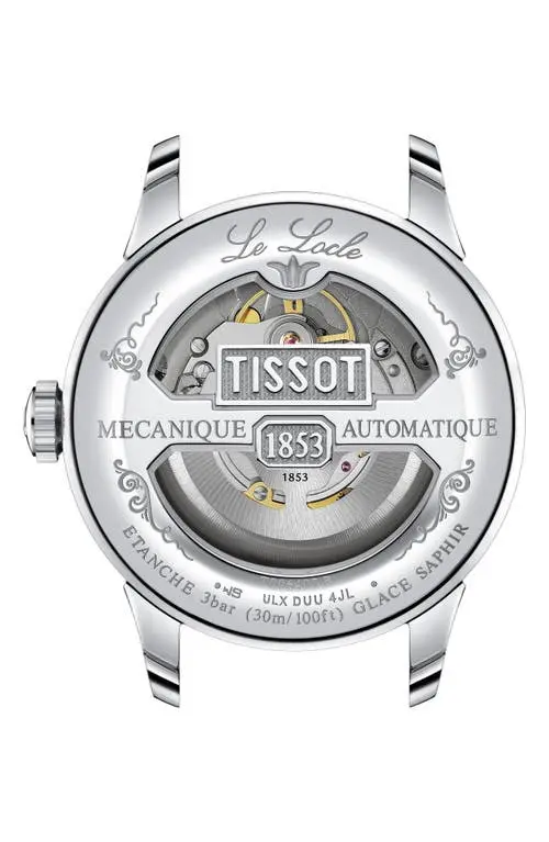 TISSOT Le Locle Powermatic 80 Leather Strap Watch