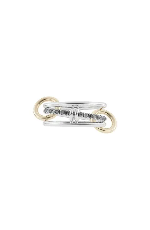 SPINELLI KILCOLLIN Acacia Linked Ombré Diamond Ring - Silver