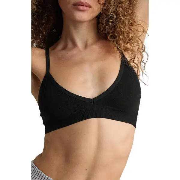 Lunya Seamless Bare Bralette - Immersed Black