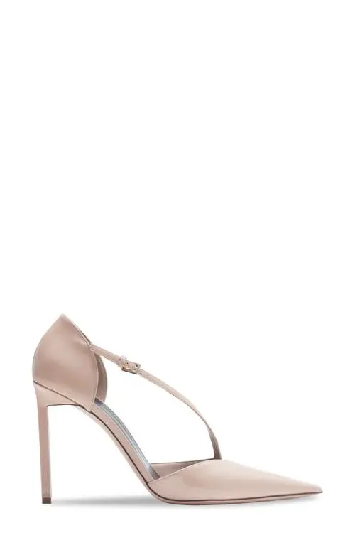 TOM FORD Stiletto Asymmetric Strap Pump - Beige