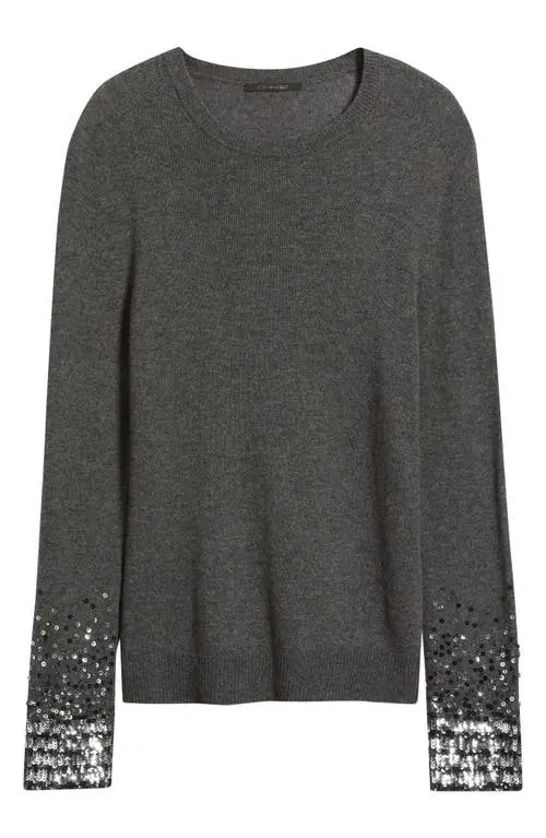 Kobi Halperin Lainey Sequin Cuff Sweater - Grey
