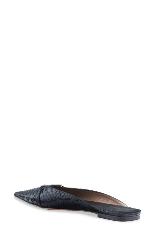 TOM FORD Python Embossed Pointed Toe Mule