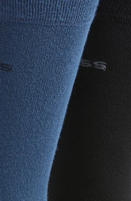 BOSS Assorted Solid Dress Socks 2 Pack - Open Bu
