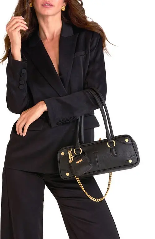 HAMMITT Small Meredith Leather Shoulder Bag - Black/brushed Gold