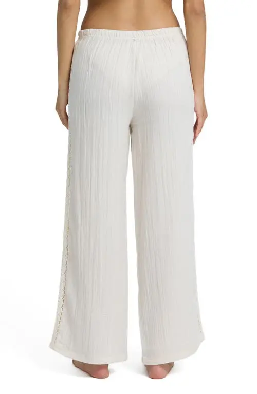 BILLABONG Eyelet Embroidered Cover-up Pants