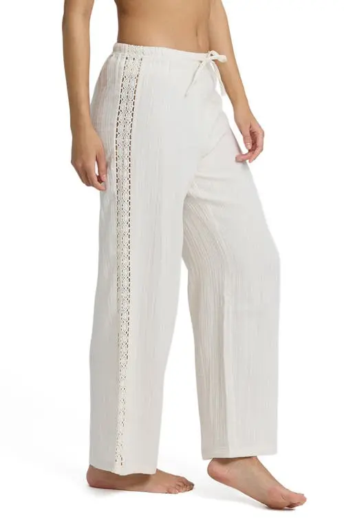 BILLABONG Eyelet Embroidered Cover-up Pants