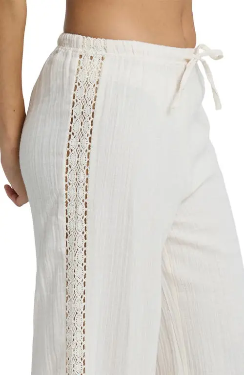 BILLABONG Eyelet Embroidered Cover-up Pants