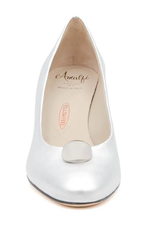 AMALFI BY RANGONI Leopolda Leather Pumps - Moon Etolle