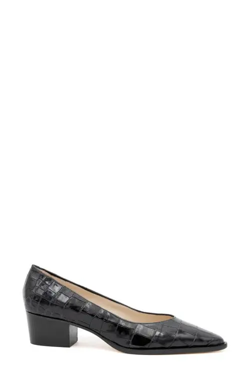 AMALFI BY RANGONI Persiana Pointed Toe Pump - Nero Cocco Bengala